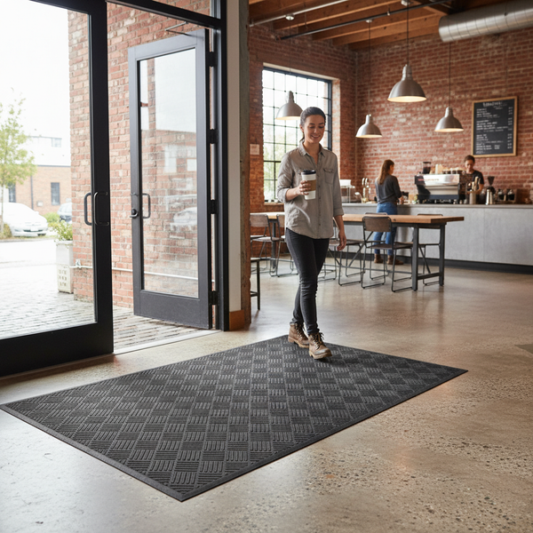 Premium Low Profile Rubber Deckplate Mat - Eco-Friendly, Heavy-Duty, S